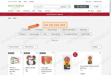 Waitrose Discount Codes, Promo Codes - December 2025