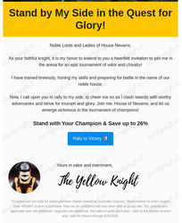 26% Off Medieval Times Coupon, Promo Codes - May 2025