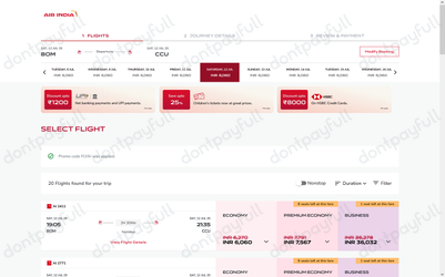 15% Off Air India Promo Code, Coupon Codes - June 2025