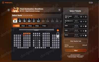 50% Off Regal Movies Promo Codes, Coupon Codes - 2025