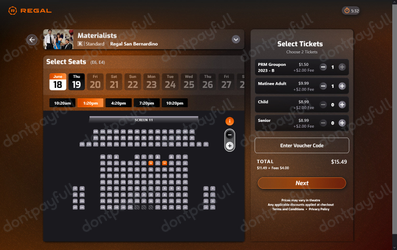 50% Off Regal Movies Promo Codes, Coupon Codes - 2025