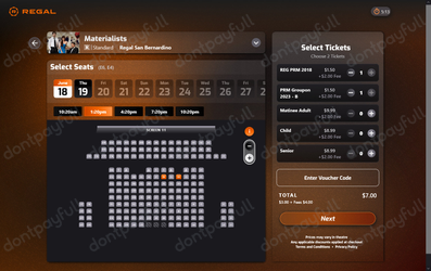 40% Off Regal Movies Promo Codes, Coupon Codes - 2025