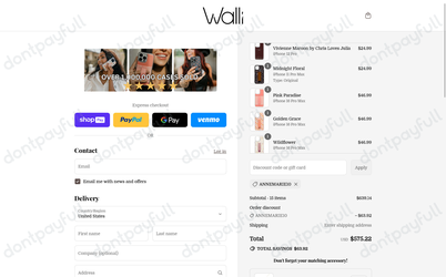 Walli Case Discount Code