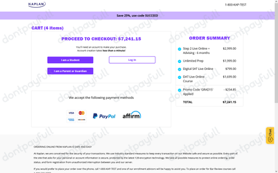 25% Off Kaplan Promo Codes, Discount Codes - Oct 2025
