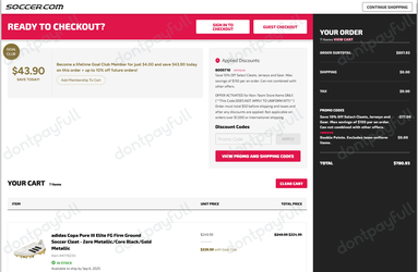 35% Off Soccer.com Promo Codes, Coupon Codes - 2025