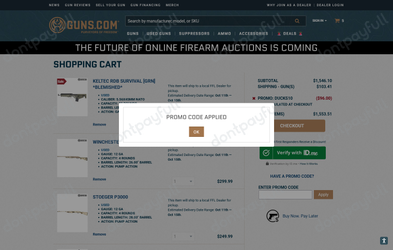 Guns.com Coupons - 25% Off Coupon Code Dec 2025