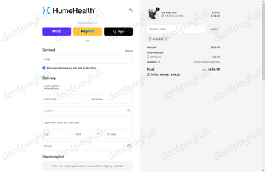 55% Off Hume Health Discount Codes, Promo Codes - 2025