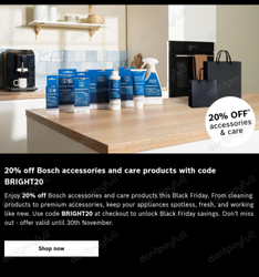 BOSCH Discount Codes - 20% Off Voucher Code Dec 2025