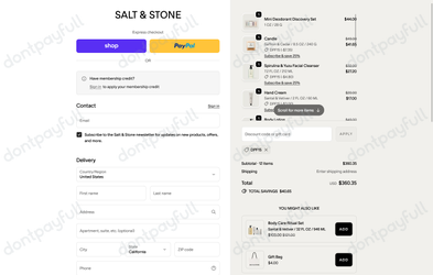 Salt & Stone Discount Codes - Get 45% Off in January 2026