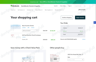 50% Off QuickBooks Checks and Supplies Promo Codes