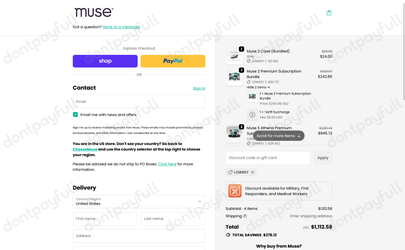 Muse Discount Codes - 30% Off Coupon Code Dec 2025