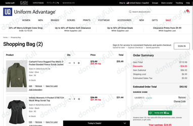 Uniform Advantage Promo Codes - Get 20% Off in Dec 2025