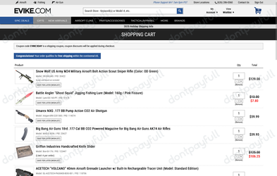 Evike Coupon Codes - 50% Off Promo Code January 2026