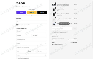 Drop Coupon Codes - 29% Off Coupon January 2026