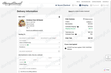 Harry & David Promo Codes - 30% Off Coupon Jan 2026