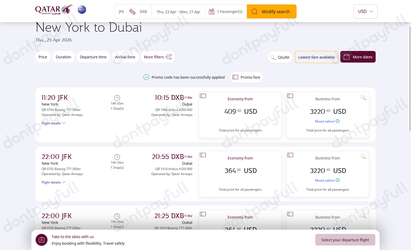 Qatar Airways Promo Codes - Get 50% Off in March 2026