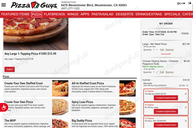 Pizza Guys Coupons - 50% Off Coupon Code March 2026